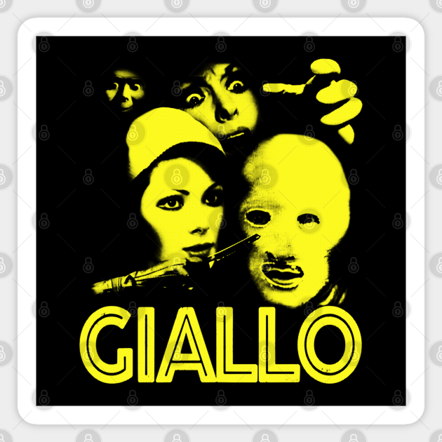 Giallo Film Italian Horror Movie - Giallo - Sticker | TeePublic